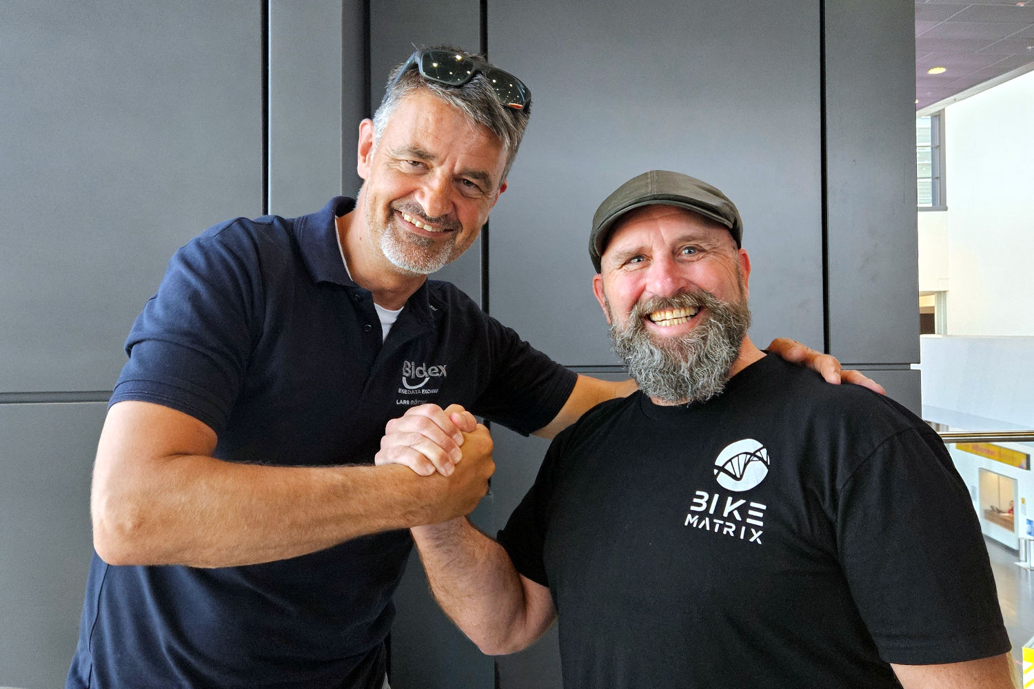 Bidex holt Bike Matrix an Bord