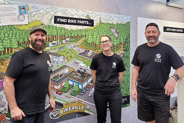 Bidex holt Bike Matrix an Bord