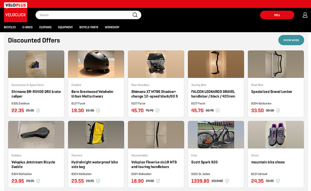 Veloplus lanciert Occasions-Marktplatz